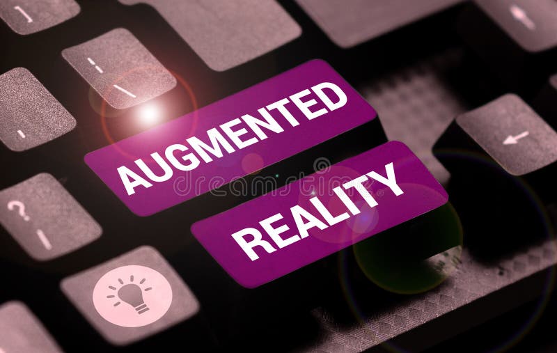 Inspiration Showing Sign Augmented Reality. Concept Meaning Technology ...
