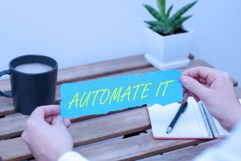 Text Caption Presenting Automate it. Business Concept Convert Process ... Text Caption Presenting Automate it. Business Concept Convert Process ...