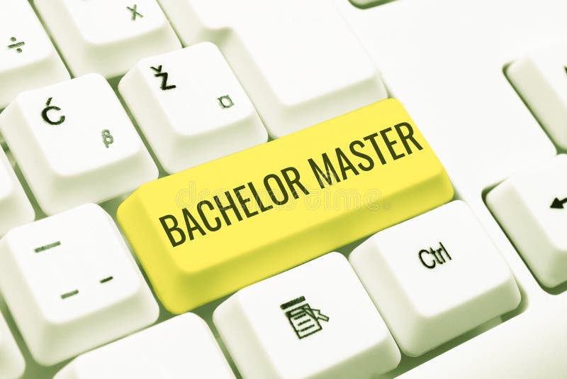 Writing Displaying Text Bachelor Master. Conceptual Photo an Advanced ... Writing Displaying Text Bachelor Master. Conceptual Photo an Advanced ...