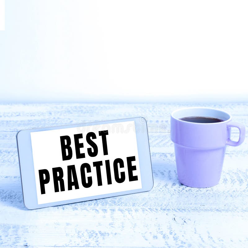 Text Caption Presenting Best Practice. Concept Meaning Selective Focus ...