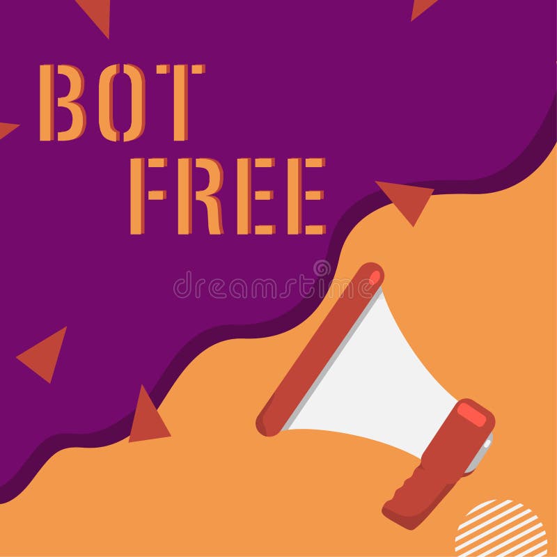 Text Caption Presenting Bot Free. Conceptual Photo a Computer Program that Works Automatically ...