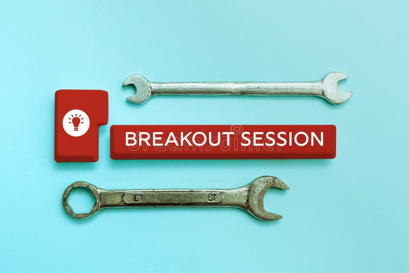 Text Caption Presenting Breakout Session. Conceptual Photo Workshop ...