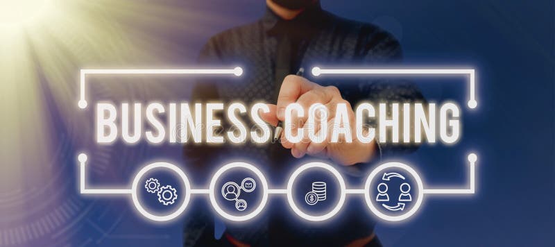 Text Caption Presenting Business CoachingHelping Employees Become More Active Consulting an ...