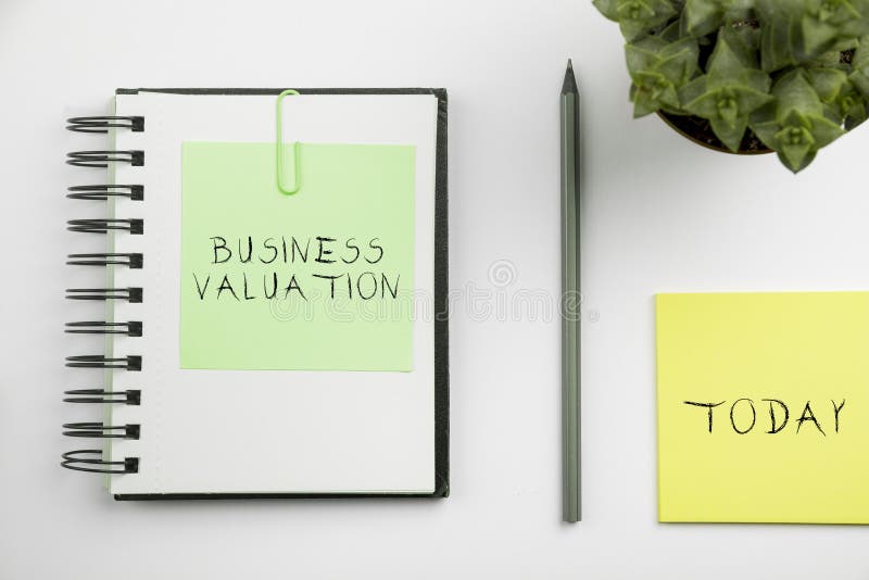 Text Caption Presenting Business Valuation. Business Idea Determining ...
