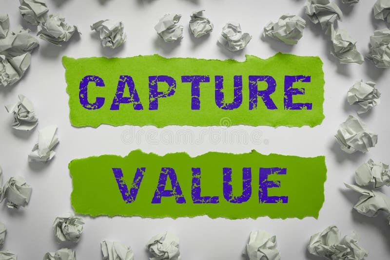 Text Caption Presenting Capture Value. Business Approach Customer ...