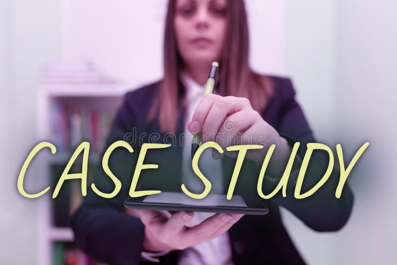 Text Caption Presenting Case Study. Concept Meaning a Subject Matter To ...