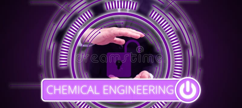 Text Caption Presenting Chemical Engineering. Concept Meaning ...