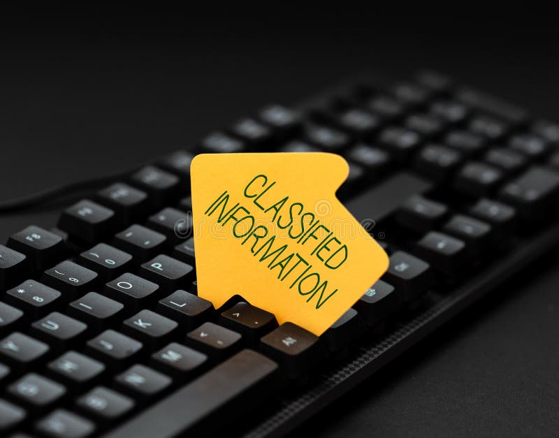 Text Caption Presenting Classified Information. Word for Sensitive Data ... Text Caption Presenting Classified Information. Word for Sensitive Data ...