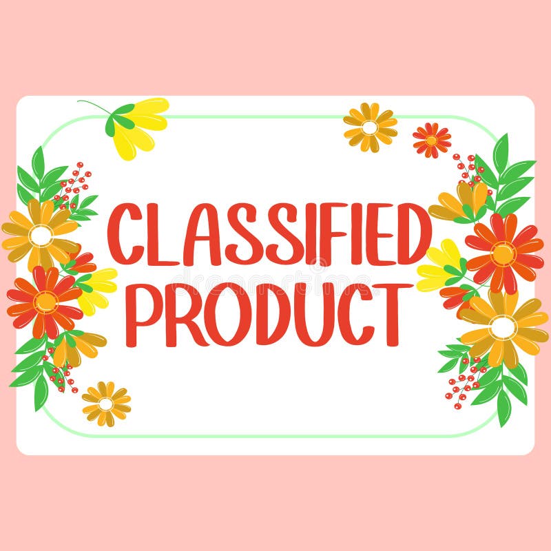 Inspiration Showing Sign Classified Product. Conceptual Photo Sensitive ... Inspiration Showing Sign Classified Product. Conceptual Photo Sensitive ...