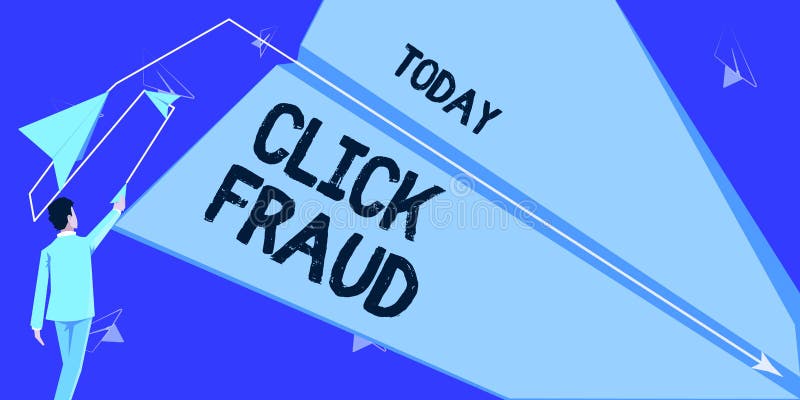 Text Caption Presenting Click Fraud. Business Approach Practice of ...