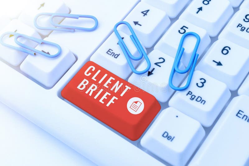 Text Caption Presenting Client Brief. Business Concept a Documents ... Text Caption Presenting Client Brief. Business Concept a Documents ...
