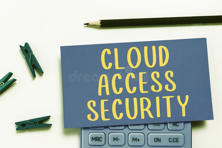 Text Caption Presenting Cloud Access Security. Business Idea Protect ...