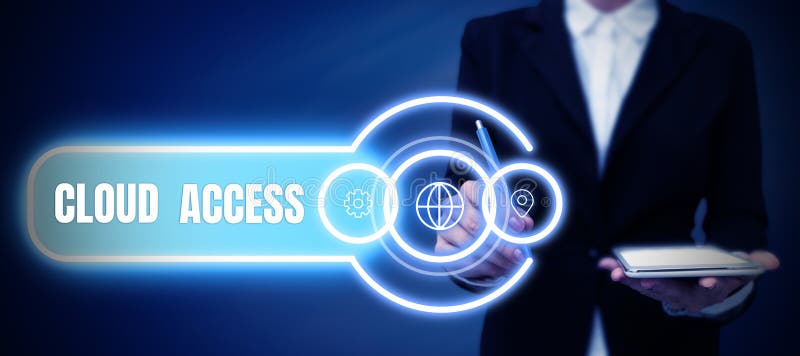 Conceptual Caption Cloud Access. Business Concept Software Tool between ... Conceptual Caption Cloud Access. Business Concept Software Tool between ...
