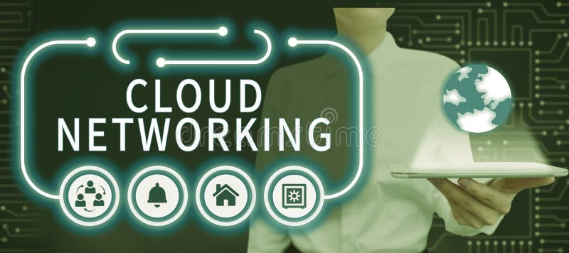 Inspiration Showing Sign Cloud Networking. Business Concept Sourcing ...