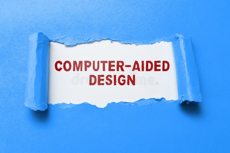 Writing Displaying Text Computer Aided Design. Conceptual Photo CAD ...