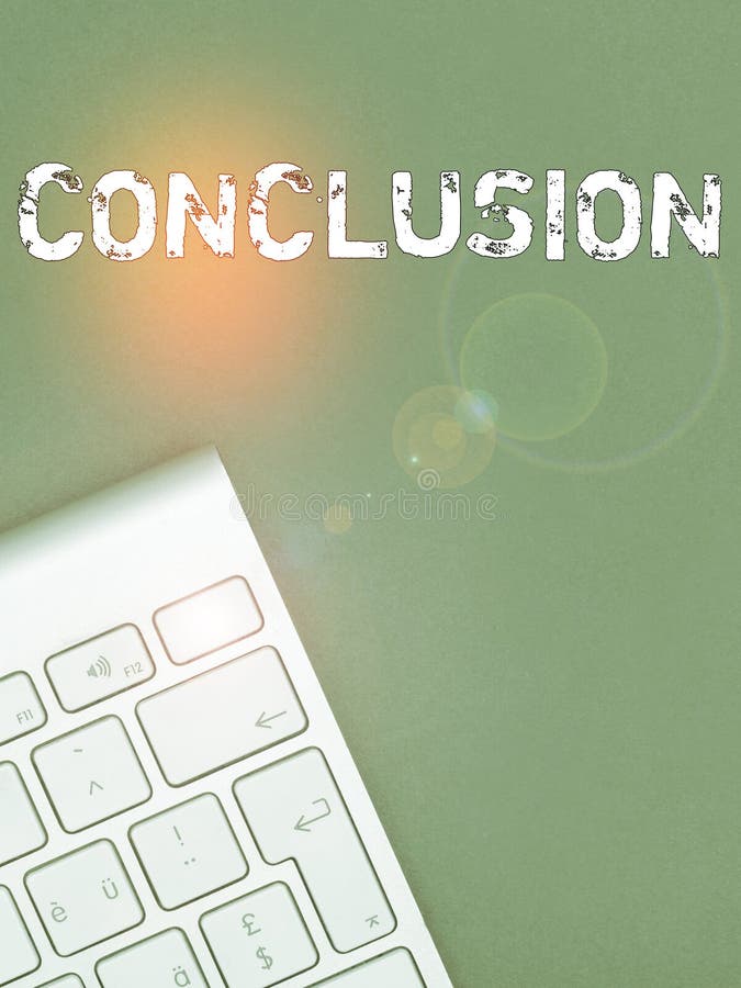 Decision or Conclusion Symbol. Turned Wooden Cubes Stock Photo - Image ...