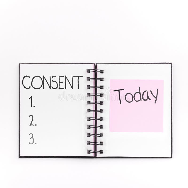 Sign Displaying Consent. Business Concept General Agreement about ... Sign Displaying Consent. Business Concept General Agreement about ...