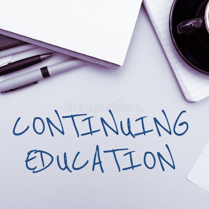 Text Caption Presenting Continuing Education. Conceptual Photo ... Text Caption Presenting Continuing Education. Conceptual Photo ...