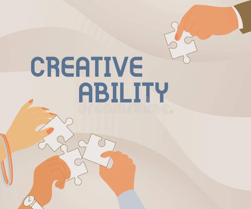 Text Caption Presenting Creative Ability. Internet Concept Power To Act ...