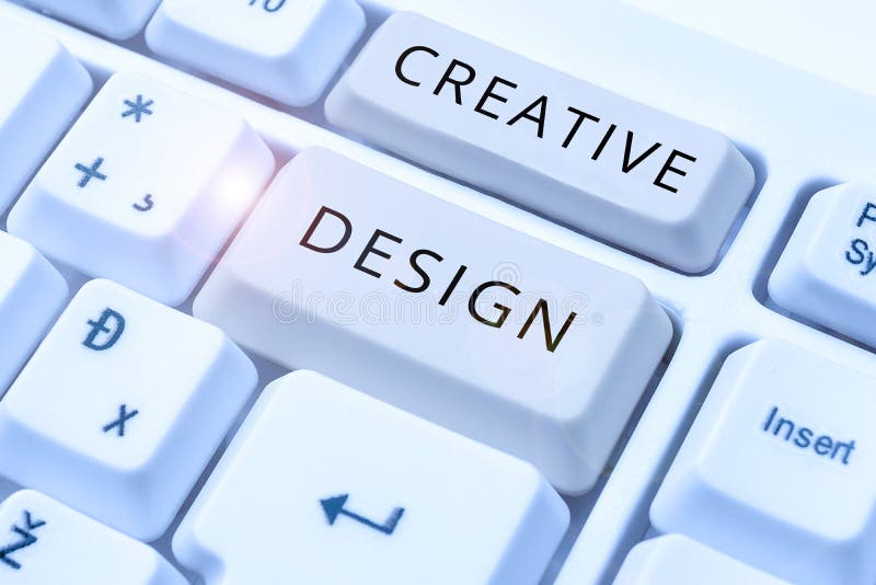 Text Caption Presenting Creative Design. Conceptual Photo a Visual ...