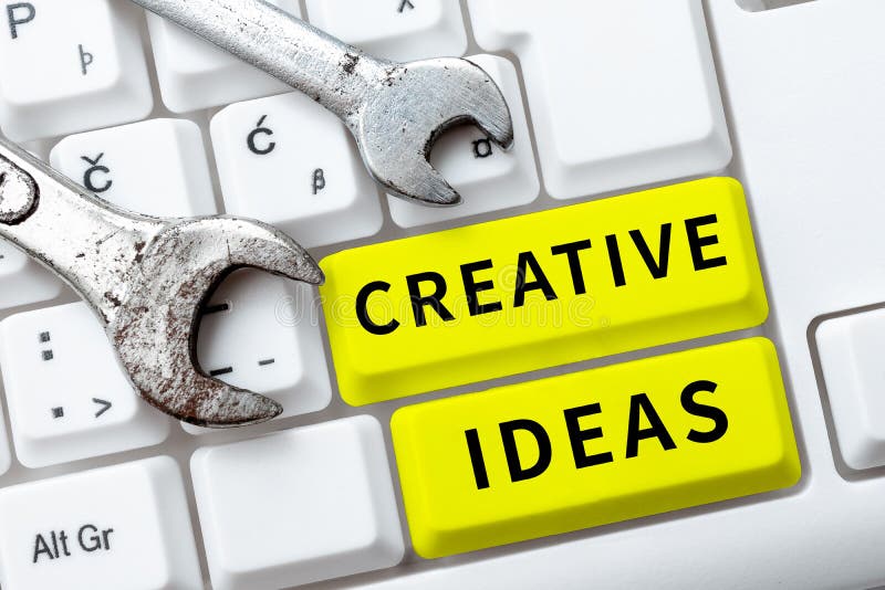 Text Caption Presenting Creative Ideas. Business Showcase Unique ...