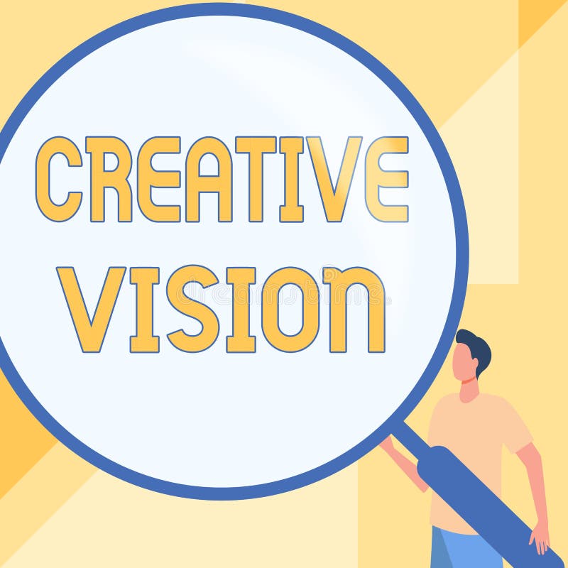 Inspiration Showing Sign Creative Vision. Business Idea Process of ...