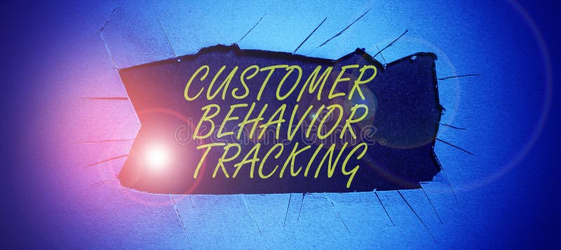 Text Caption Presenting Customer Behavior Tracking. Concept Meaning ... Text Caption Presenting Customer Behavior Tracking. Concept Meaning ...