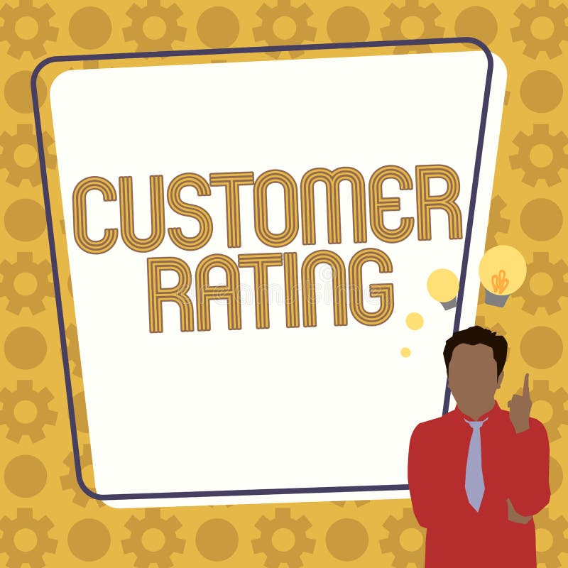 Text Caption Presenting Customer Rating. Conceptual Photo Each Point of ... Text Caption Presenting Customer Rating. Conceptual Photo Each Point of ...