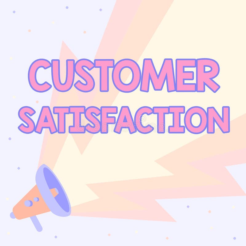 Text Caption Presenting Customer Satisfaction. Business Idea Exceed Consumer Expectation ...
