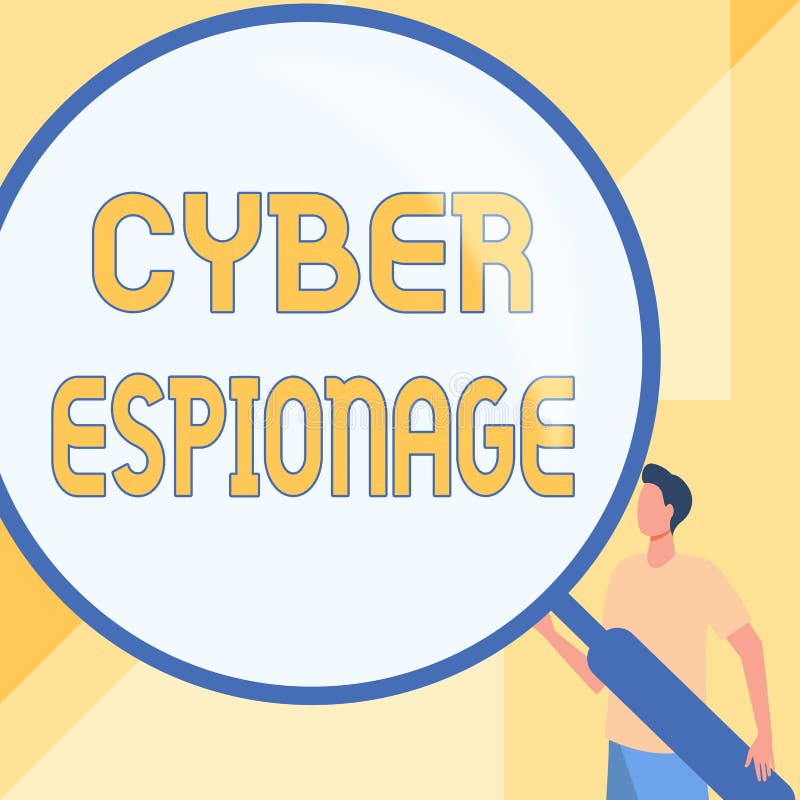 Text Caption Presenting Cyber Espionage. Concept Meaning Obtaining ... Text Caption Presenting Cyber Espionage. Concept Meaning Obtaining ...