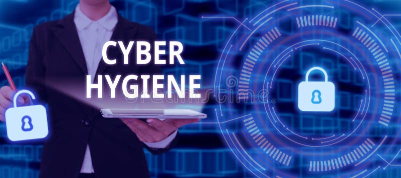 Text Caption Presenting Cyber Hygiene. Internet Concept Steps that ...