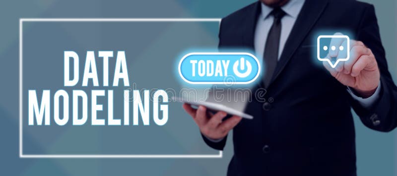 Text Caption Presenting Data Modeling. Business Idea Process of ... Text Caption Presenting Data Modeling. Business Idea Process of ...