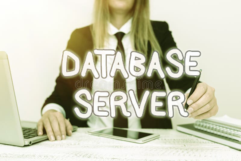 Text Caption Presenting Database Server. Business Approach Uses a ... Text Caption Presenting Database Server. Business Approach Uses a ...