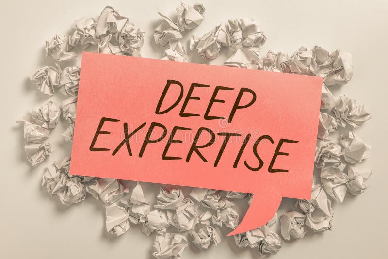 Conceptual Display Deep Expertise. Business Approach Great Skill or ...