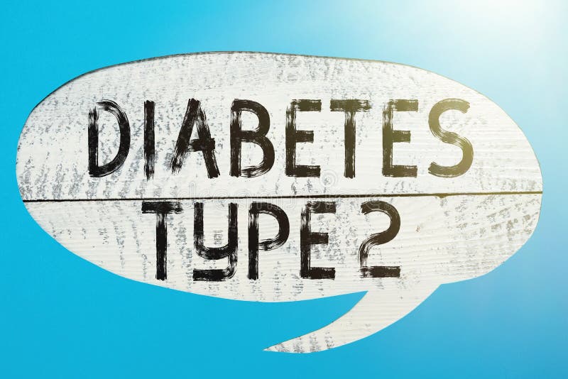 Text Caption Presenting Diabetes Type 2. Business Approach Condition ...