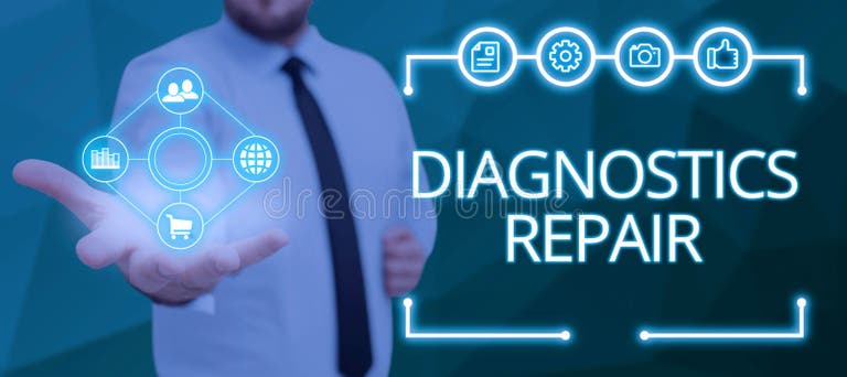 Text Showing Inspiration Diagnostics RepairA Program or Routine that ...