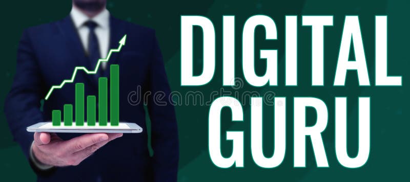 Text Showing Inspiration Digital Guru. Business Showcase Teacher and ...