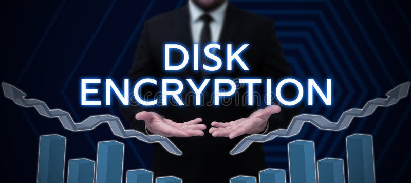 Text Caption Presenting Disk Encryption. Word for the Security ... Text Caption Presenting Disk Encryption. Word for the Security ...