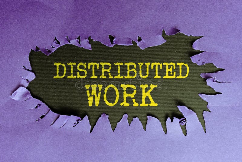 Text Caption Presenting Distributed Work. Conceptual Photo Practiced by ... Text Caption Presenting Distributed Work. Conceptual Photo Practiced by ...