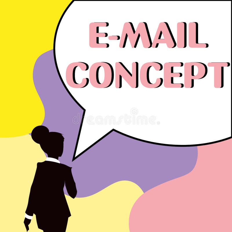 Text Caption Presenting E Mail Concept. Concept Meaning Sequence of ...
