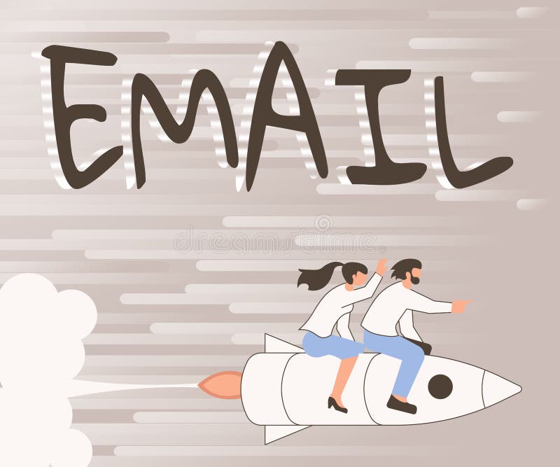 Text Showing Inspiration Email. Business Concept Sending a Commercial ...