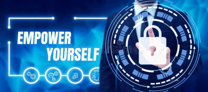Text Caption Presenting Empower Yourself. Business Idea Taking Control ... Text Caption Presenting Empower Yourself. Business Idea Taking Control ...