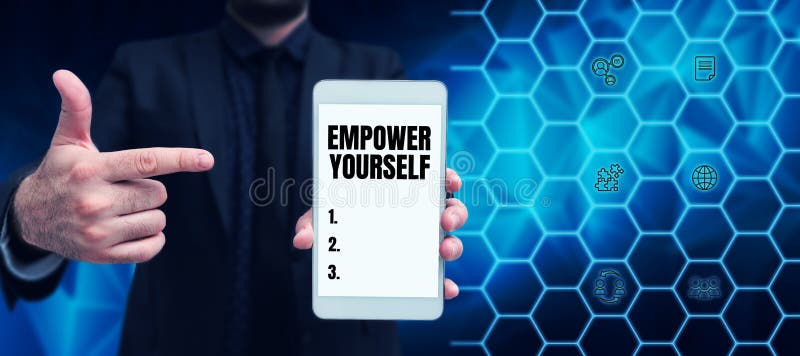 Text Caption Presenting Empower Yourself. Word for Taking Control of ... Text Caption Presenting Empower Yourself. Word for Taking Control of ...