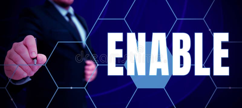 Text Caption Presenting Enable. Business Concept Give Someone or ...