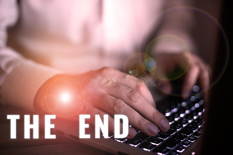 Text Caption Presenting the End. Concept Meaning Final Part of Play ... Text Caption Presenting the End. Concept Meaning Final Part of Play ...