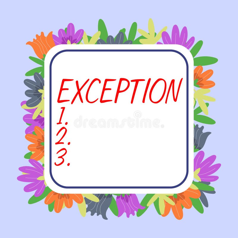 Exception Word Stock Illustrations – 134 Exception Word Stock ...