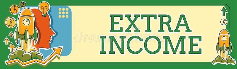 Text Caption Presenting Extra Income. Business Showcase Additional Fund ...
