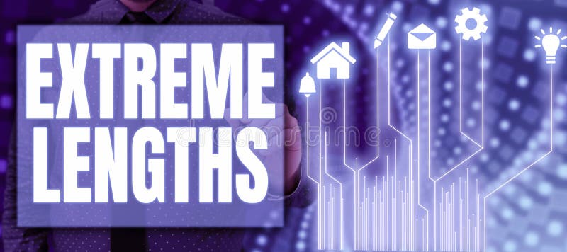 Text Caption Presenting Extreme LengthsMake a Great or Extreme Effort ...