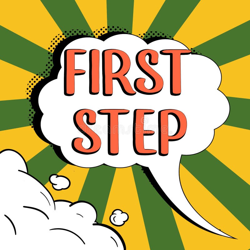 Conceptual Caption First Step. Concept Meaning Pertaining To the Start ...