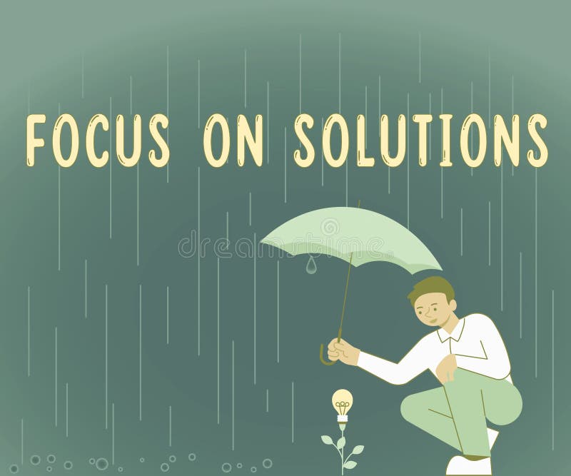 Text Caption Presenting Focus on Solutions. Word for Powerful Practical ... Text Caption Presenting Focus on Solutions. Word for Powerful Practical ...